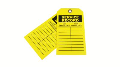 China Industrial  Plastic Safety Tag Customized Waterproof Plastic Material for sale