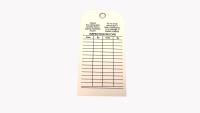 China Logo Customized Plastic Safety Tag for Enhanced Safety for sale