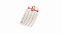 China Practical And Reliable Plastic Safety Tag For Industrial Applications for sale