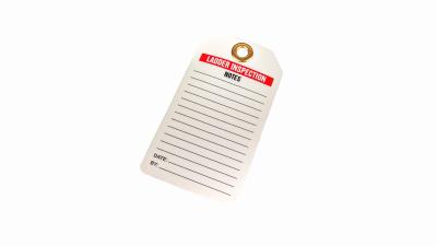 China Practical And Reliable Plastic Safety Tag For Industrial Applications for sale