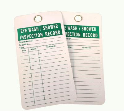 China Long Lasting Durability Plastic Safety Tag With Customized Logo for sale