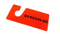 China Plastic Safety Tag with Custom Design for Equipment Identification for sale
