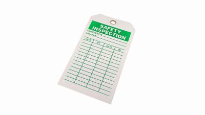 China Custom Design Plastic Safety Tag for Durable and Customizable Protection for sale