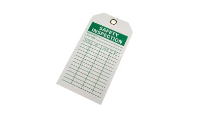 China Durable Plastic Safety Tag Easy to Install for Quick Safety Measures for sale