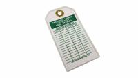 China PVC Plastic Safety Tag with Custom Design for Safety Precautionary Instructions for sale