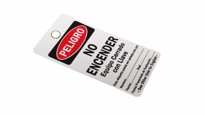 China Custom Design Plastic Safety Tag for High Performance Solutions for sale