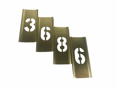 China Brass Rectangle Custom Stencil Adjustable Interlocking for Paint Stencil for sale