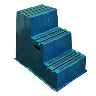 China Gorilla Ladders Heavy Duty Plastic Step Stool 500 Lbs Weight Capacity Foldable Custom Color for sale