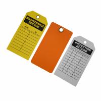 China Custom Plastic Safety Tag With Long Lasting Durability And Logo Branding for sale