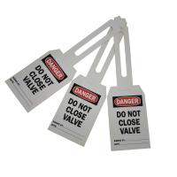 China Custom Design Plastic Safety Tag For Requirements for sale