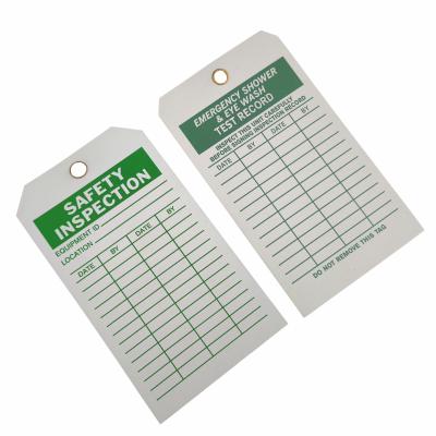 China Customized Durable Plastic Safety Tag With Long Lasting Quality for sale