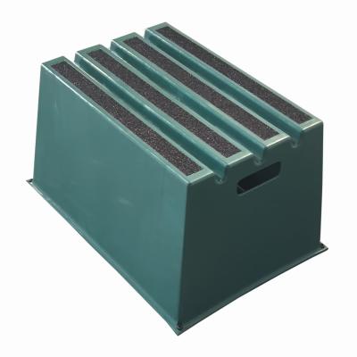 China Foldable Plastic Step Stool With Non Slip Treads 12 Inches Height 500 Lbs Weight Capacity By Gorilla Ladders for sale