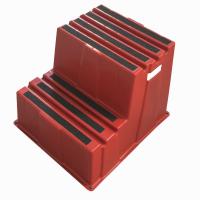 China Gorilla Ladders Lightweight Plastic Step Stool With Non Slip Treads for sale