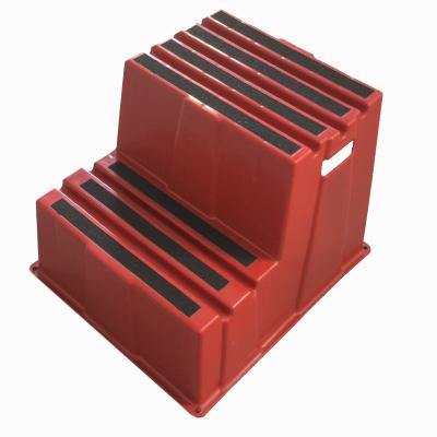 China Gorilla Ladders Lightweight Plastic Step Stool With Non Slip Treads for sale