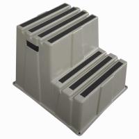 China Heavy Duty Plastic Step Stool With 500 Lbs Weight Capacity 12 Inches Height for sale