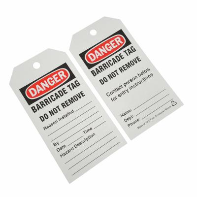 China Customizable Industrial Safety Tag with Design Options for sale