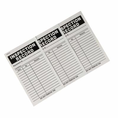 China Customizable Plastic Safety Tag with Printed Design for sale