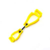China Yellow Plastic  Gloves Clips For Work Gloves Holder For Work , Construction , Outdoor for sale