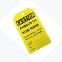 China Long Lasting Plastic Safety Tag for Enhanced Workplace Safety for sale