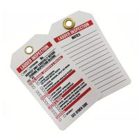 China Waterproof Plastic Safety Tags for Enhanced Workplace Safety for sale