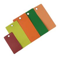 China Custom Plastic PVC Blank Waterproof Safety Lockout Tagout Label Tag for sale