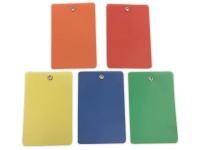 China Factory Customized Blank Matte PVC Tag Waterproof Plastic Tag for sale