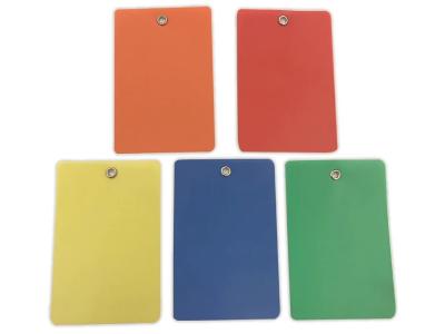China Factory Customized Blank Matte PVC Tag Waterproof Plastic Tag for sale