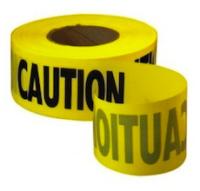 China 7mil Thickness PE Material Barrier Tape for sale