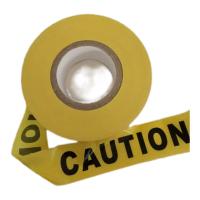 China Plastic Barrier Tape PE Coulorful Non-adhesive Waterproof Material Warning Tape for sale
