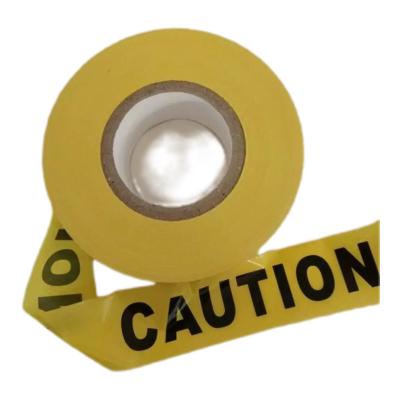 China Plastic Barrier Tape PE Coulorful Non-adhesive Waterproof Material Warning Tape for sale