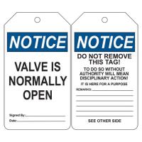 China Plastic Safety Tag Polyester Rectangle Double Side Printed Safety Tag for sale
