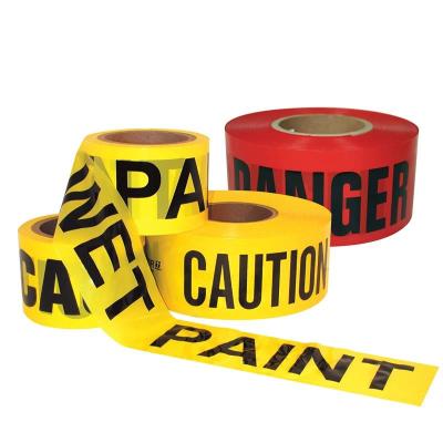 China Colorful Plastic Danger Tape Colorful PE Durable Barricade Tape for sale