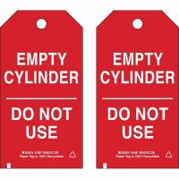 China Cylinder Tag Polyester Waterproof Safety Tag With Cable Tie Fastener for sale
