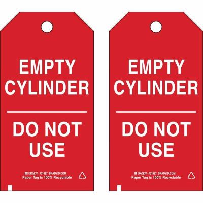 China Cylinder Tag Polyester Waterproof Safety Tag With Cable Tie Fastener for sale
