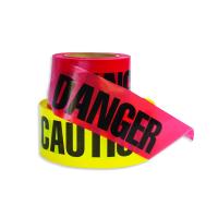 China Red Danger Tape PE Non-adhesive Tape For Warning for sale