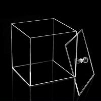 China Custom  Display Case With Magnet Lid Acrylic Booster Box  With Closure Protector Case for sale