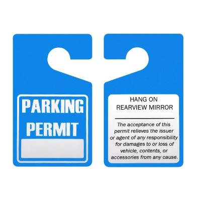 China Plastic Tag PVC/PP Printed Logo Rectangle Waterproof Hangtag For Industrial Concentration for sale