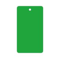 China Plastic Blank Tag PVC Recycle Corful Rectangle Die Cutting Hang Tag for sale