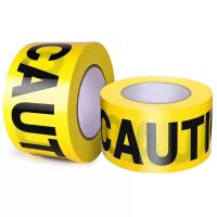 China Plastic Barricade Tape PE Roll Waterproof Durable Non-adhesive Warning Tape for Hazardous Areas for sale
