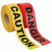China Custom Logo PE Caution Warning Tape Non-adhesive Barricade Tape for Warning for sale