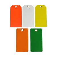 China Blank PVC Tag Vinyl Waterproof Printed Logo Plastic Tag for Gift Luggage for sale