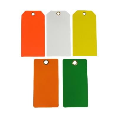 China Blank PVC Tag Vinyl Waterproof Printed Logo Plastic Tag for Gift Luggage for sale