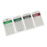 China Customized PVC Vinyl Safety Tag Waterproof Tear Resistant UV Resistant Fast Response for Safety Products for sale