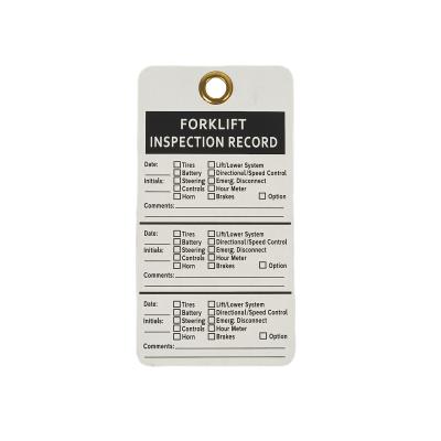 China Custom Safety Lockout Tag with Logo / Text Printing Plastic Material for sale