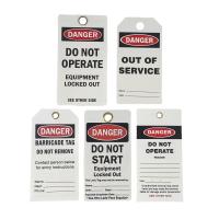 China Industry Equipment Locked Out Pvc Safety Lockout Tag Warning Tags for sale