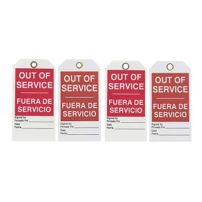 China Eco-Friendly PVC Safety Lockout Tag  Inspection Tag for Printed Lockout Tags for sale