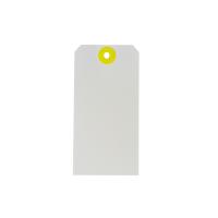 China Custom  Waterproof Blank  Shipping Tag Synthetic Paper Hang Tags. for sale