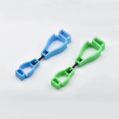 China OEM Custom Plastic Glove Clips Printing Logo and Colors for Safety Work Cloves for sale