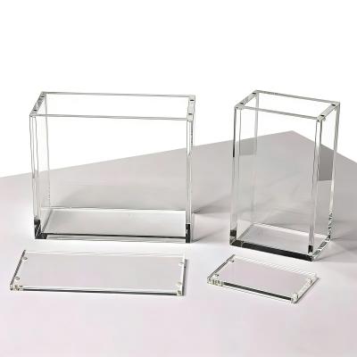 China Custom Durable Hobby Display Case  Dust-Proof Tabletop Toy Figure Collectibles Display Box for sale