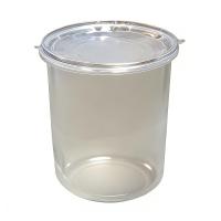 China Custom LDPE Transparent Round Bottom Plastic Drum Liners Bags for sale